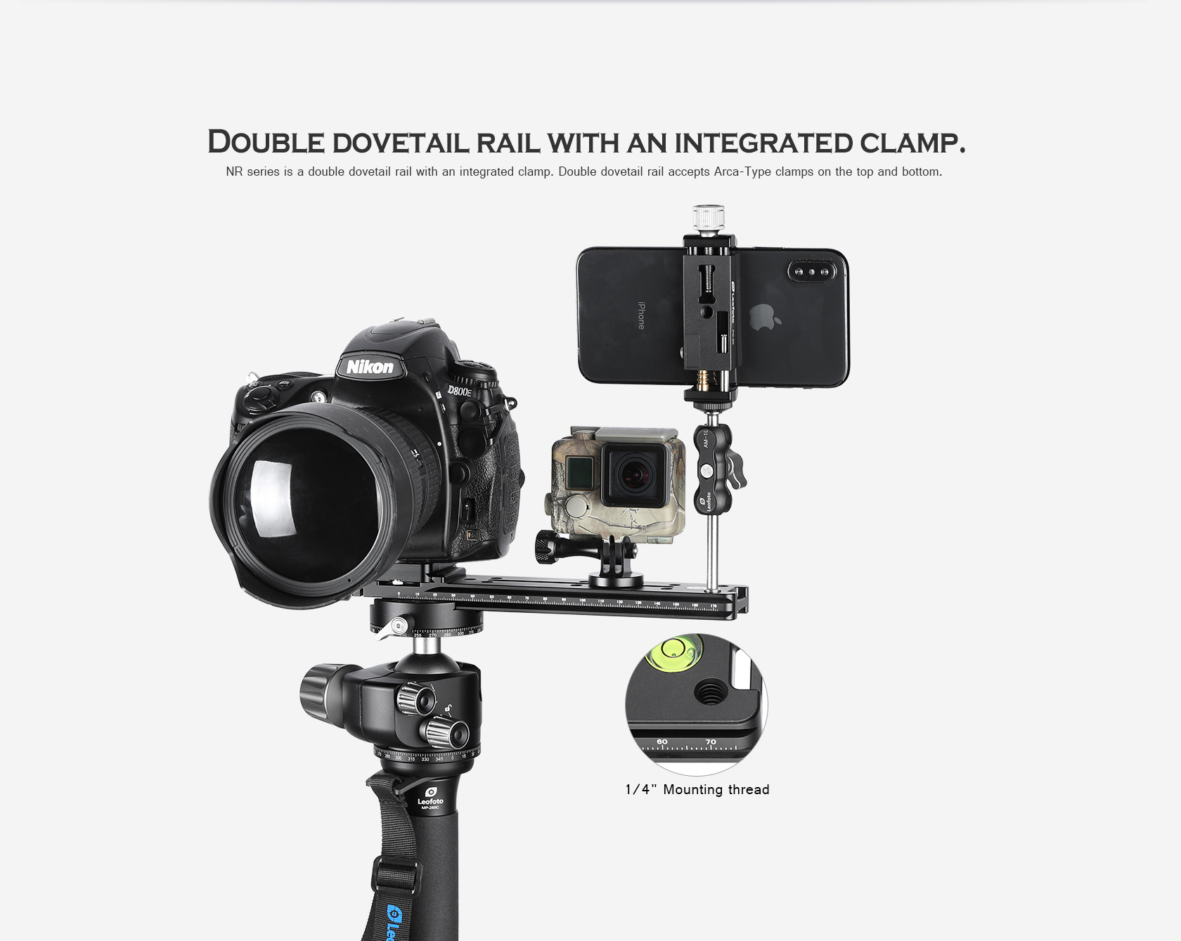 Leofoto NR-140 nodal slide – DEXT